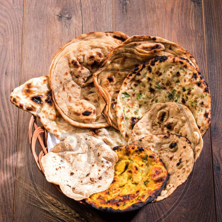 Roti Basket ( 6 variety of Roti & Naan) – Masalahouse